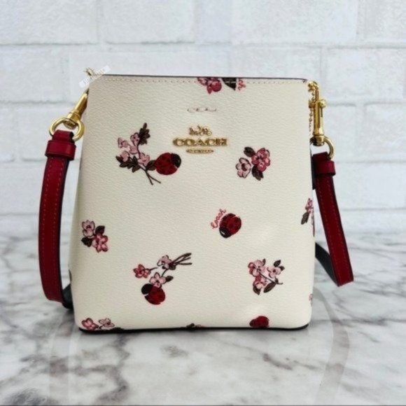 Coach | Bags | Coach Mini Town Bucket Bag With Ladybug Floral Print ...